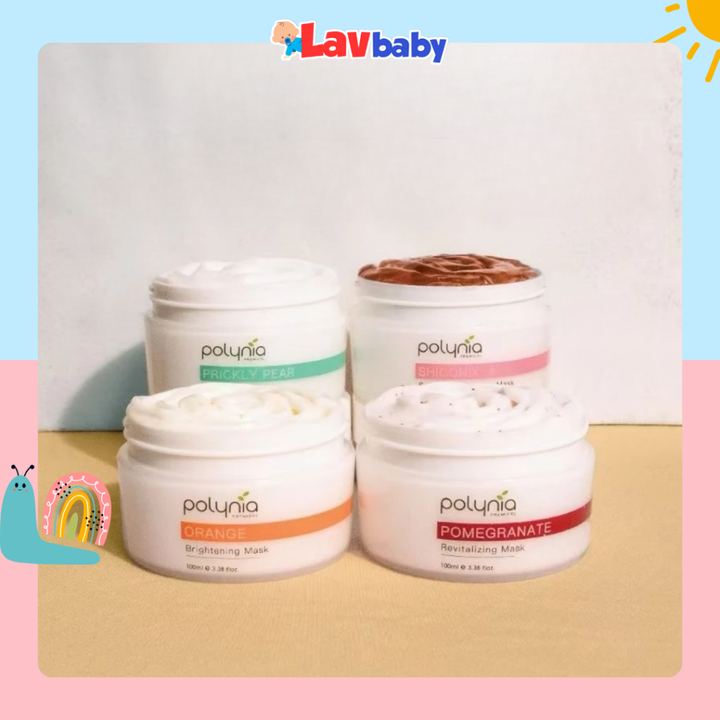 Polynia Cream Mask Anti Aging Mask Fades Acne Scars 100 ml | Shopee ...