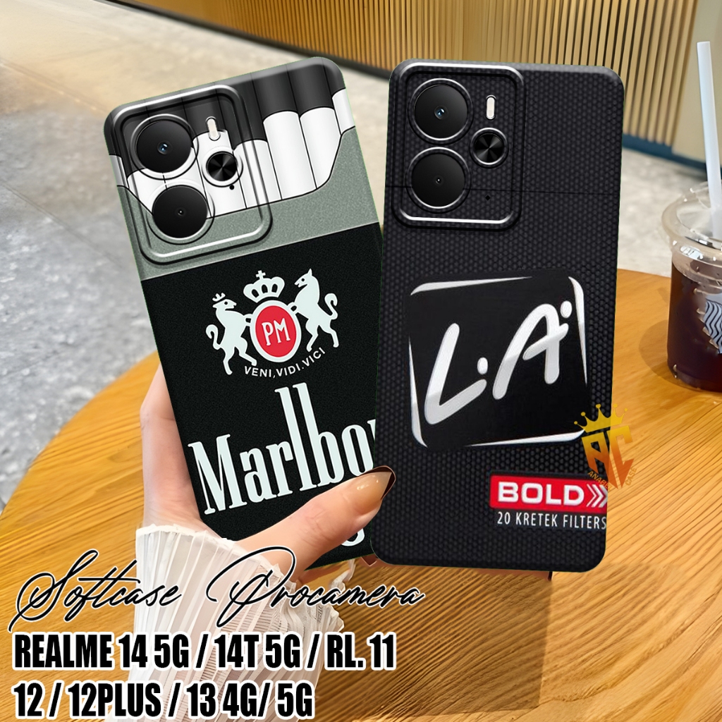 Softcase REALME 14 5G / REALME 14T 5G / REALME 11/12/12 PLUS/13 4G/5G ...