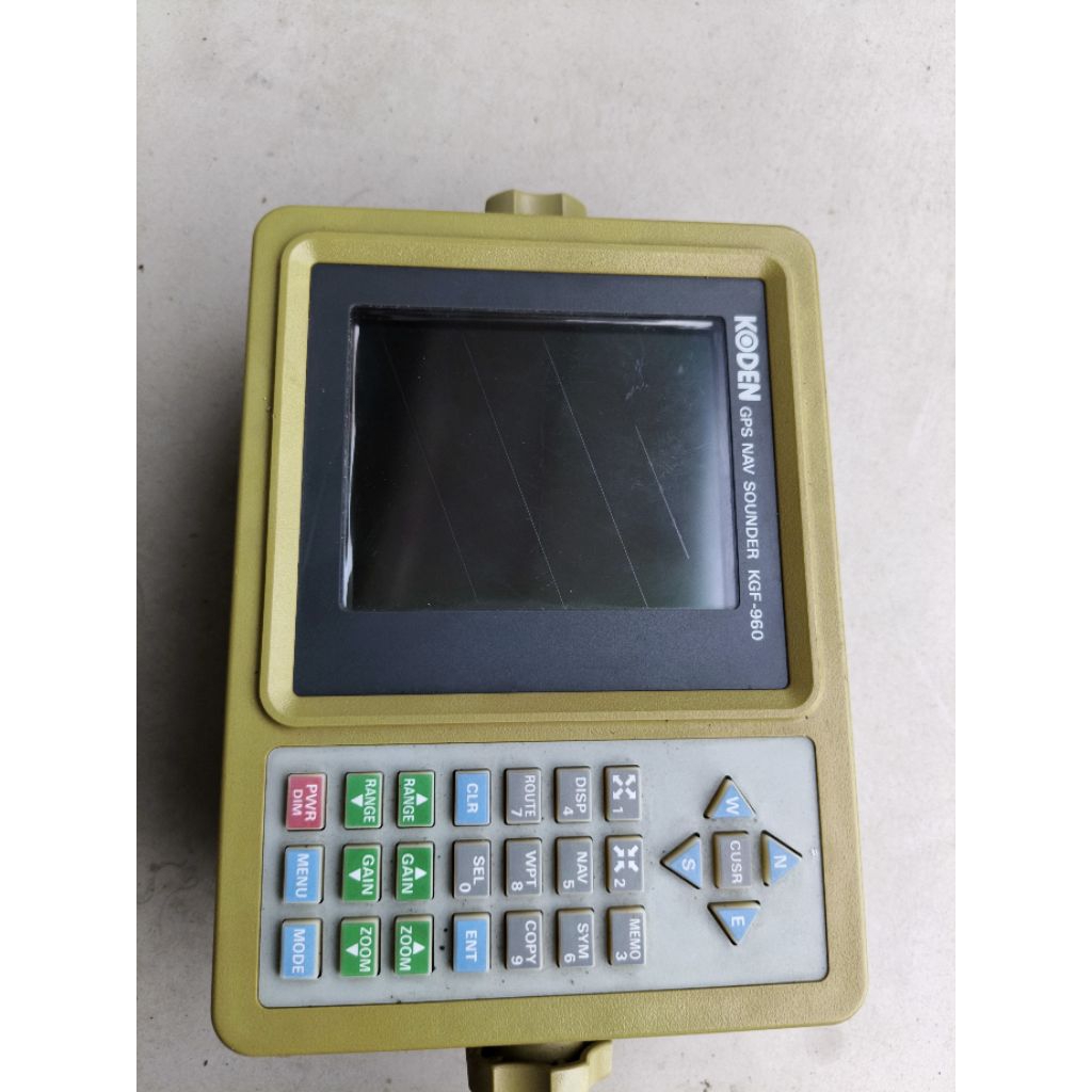 GPS Fishfinder Koden GPS Nav KGF 960 Material is the LCD burn body ...