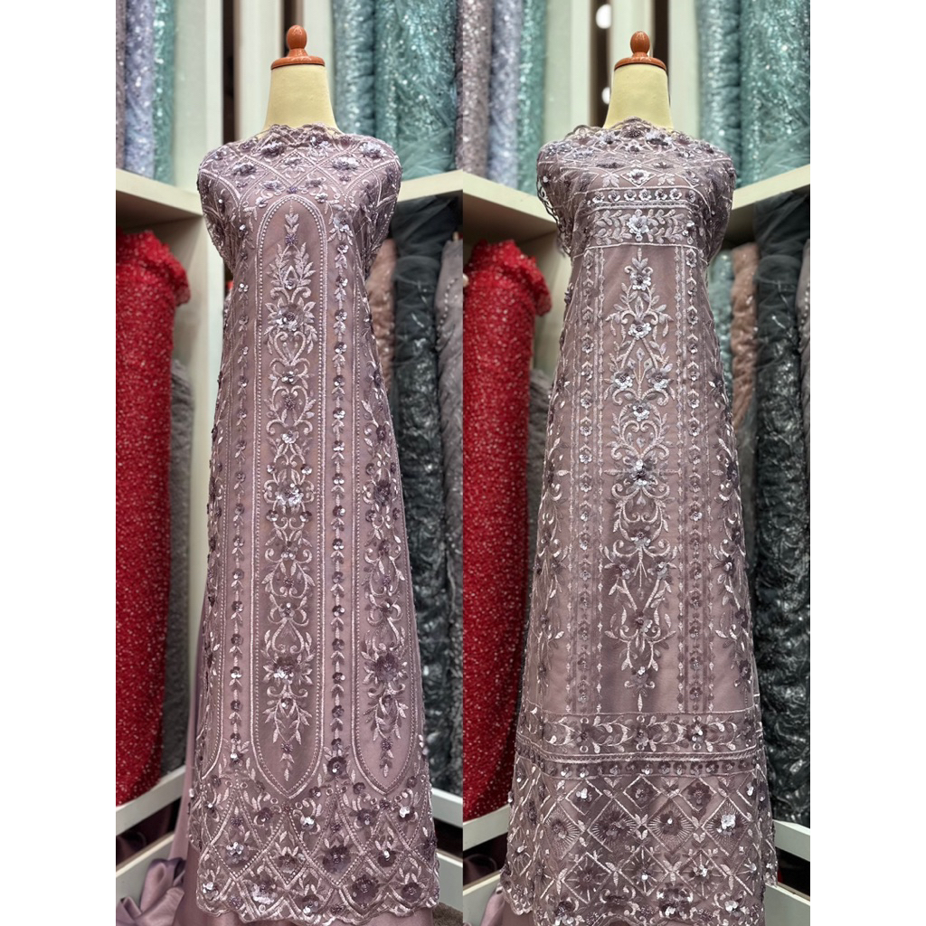 SEQUENCE TILE DRESS MATERIAL / KEBAYA MATERIAL | Shopee Malaysia