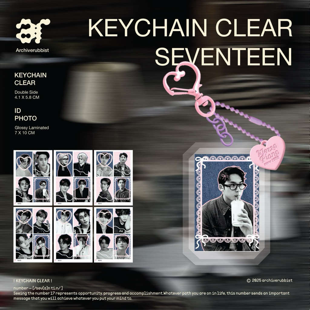 GANTUNGAN KEYCHAIN CLEAR KPOP SEVENTEEN | KPOP Bag Hanger | Mingyu ...