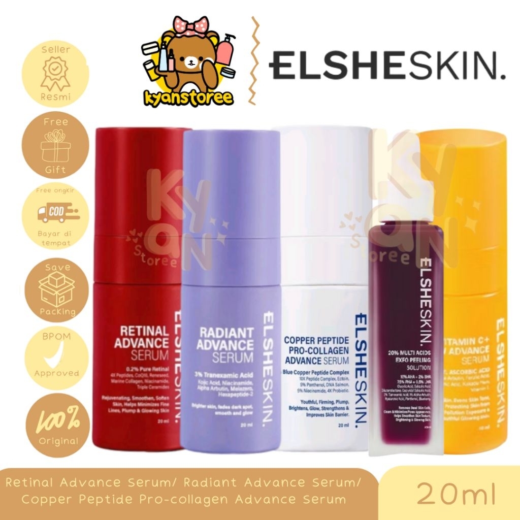 ELSHESKIN RADIANT ADVANCE SERUM / ELSHESKIN RETINAL ADVANCE SERUM 20ML ...