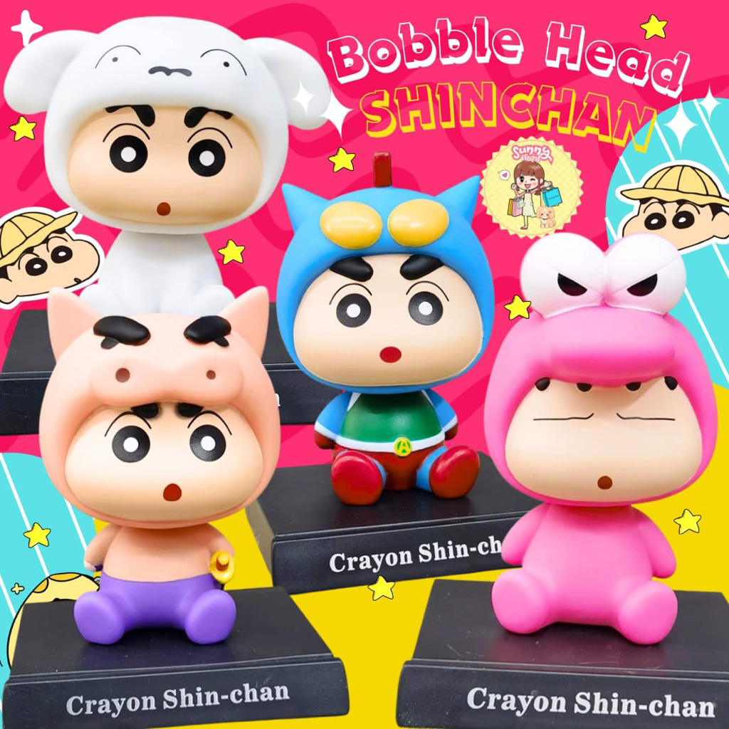 Crayon Shincan Figure/Shincan Car Display/Bobble head sinchan dashboard ...