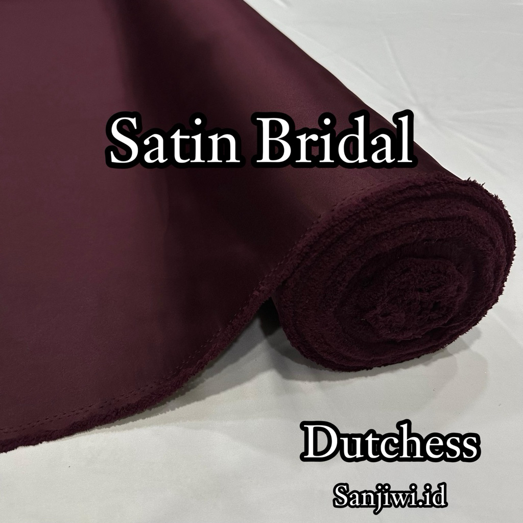 Premium Duchess Bridal Satin Fabric / Soft Bridal Dutches Satin ...