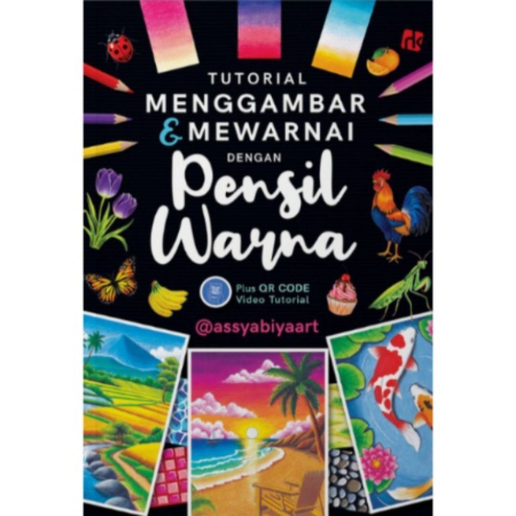 Drawing & Coloring Tutorial Book with Colored Pencils - @Assyabiaart ...