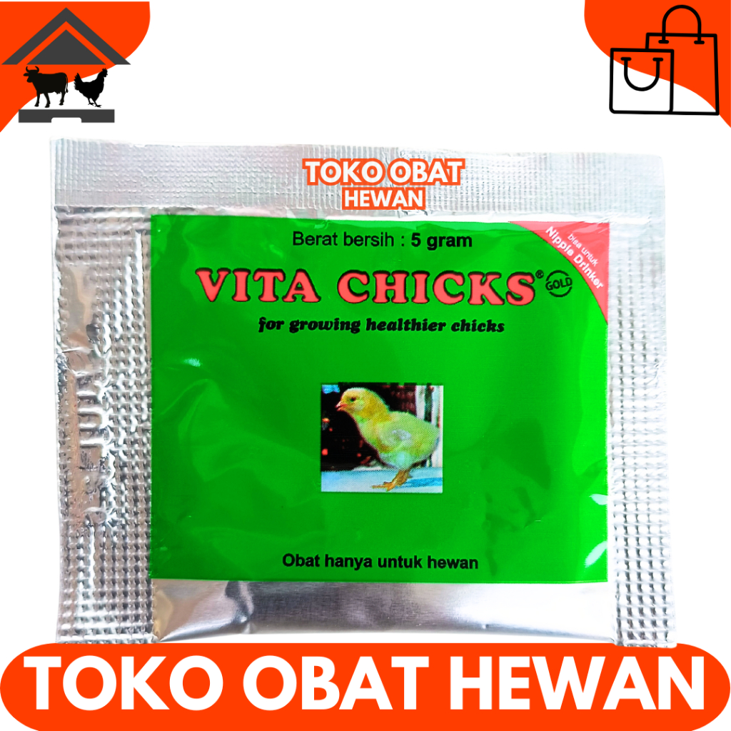VITA CHICK 5 GRAM - Growth Vitamin for Poultry Birds Vita Chicks ...
