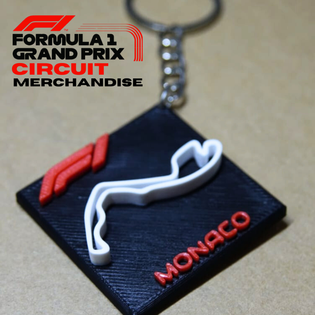 F1 Grand Prix Circuit Embossed Keychain | Grand Prix Formula One ...