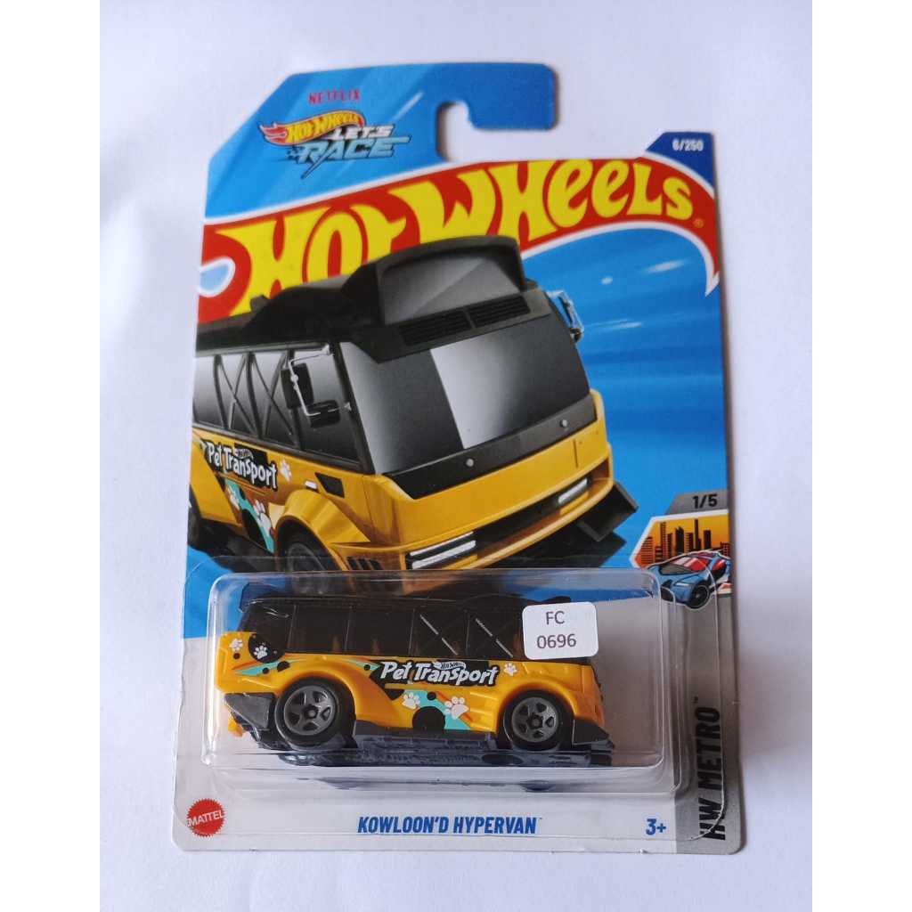 Hot Wheels - Kowloon'D Hypervan Yellow HW Metro Hotwheels Lets Race ...