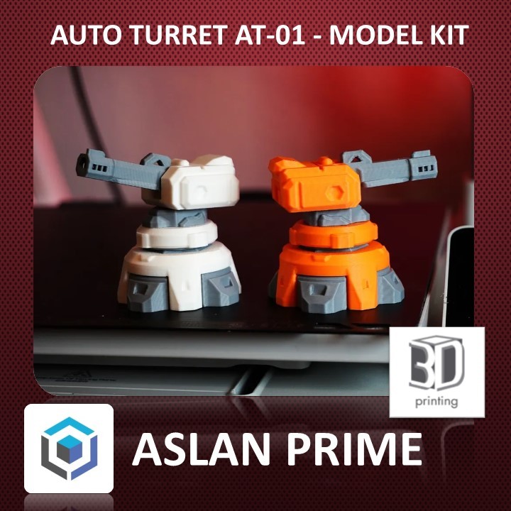 AUTO TURRET AT-01 MECH MECHA MODEL KIT POSEABLE JOINTED ACTION FIGURE ...