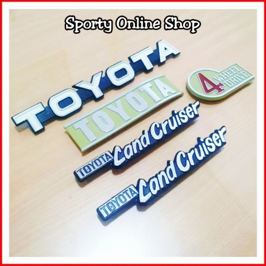 Emblem Set Toyota Lancuiser Hardtop 2F Fj Bj Series | Shopee Malaysia