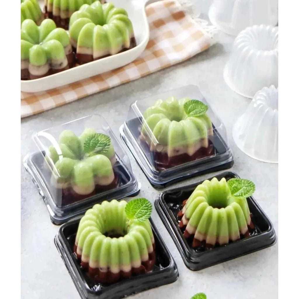 (Contents 30) Mini Pudding Mica Box / Mika Mooncake Mochi Cupcake Mini ...