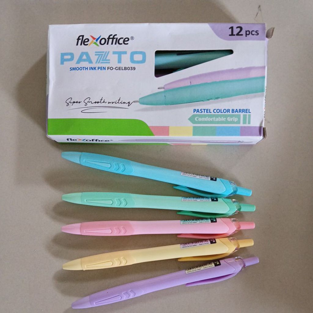 Pazto FO-GeL B039 Flexoffice pen black (1 pack contains 12 pcs ...