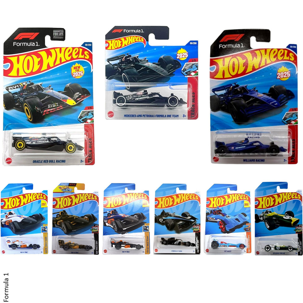 Hot Wheels Formula 1 Red Bull Williams McLaren Mercedes-AMG Petronas ...
