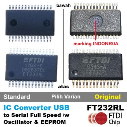 IC FT232RL USB to Serial Full Speed Original FTDI Standard UART with ...