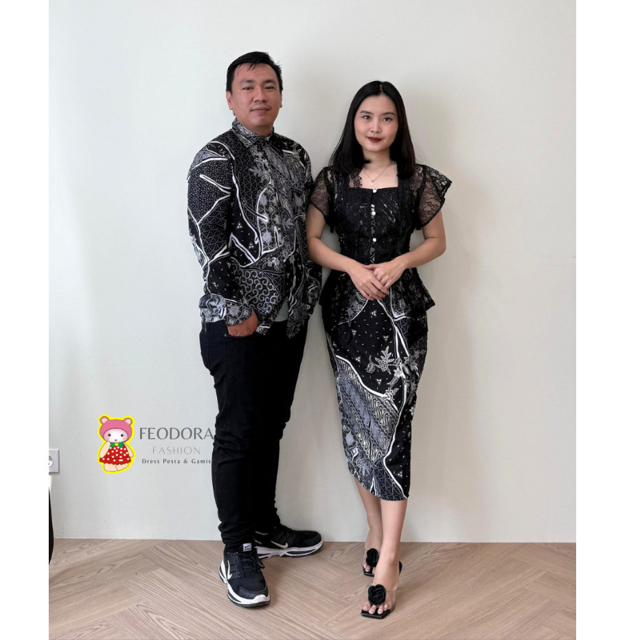 [ FEODORA ] NADYA BATIK DRESS Couple Batik/ Wedding dress/ Batik vest ...