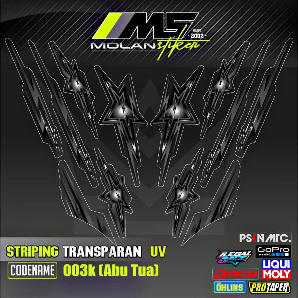 Decal Sticker Striping Variations Honda CS One Star Cs1 Star Honda ...