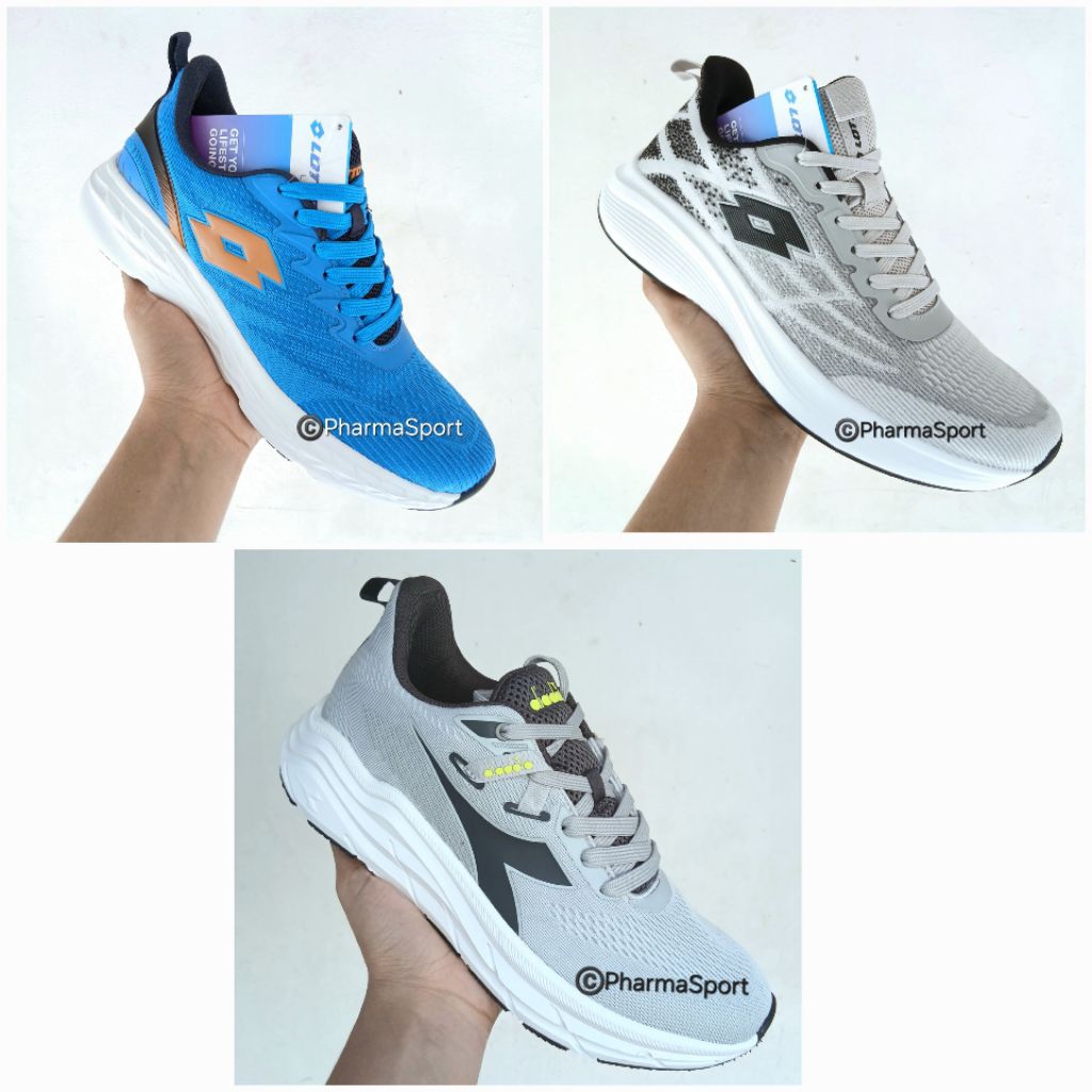 [LAST PAIRS] Lotto Running Shoes Size 40 44 Insole White Cool | Shopee ...