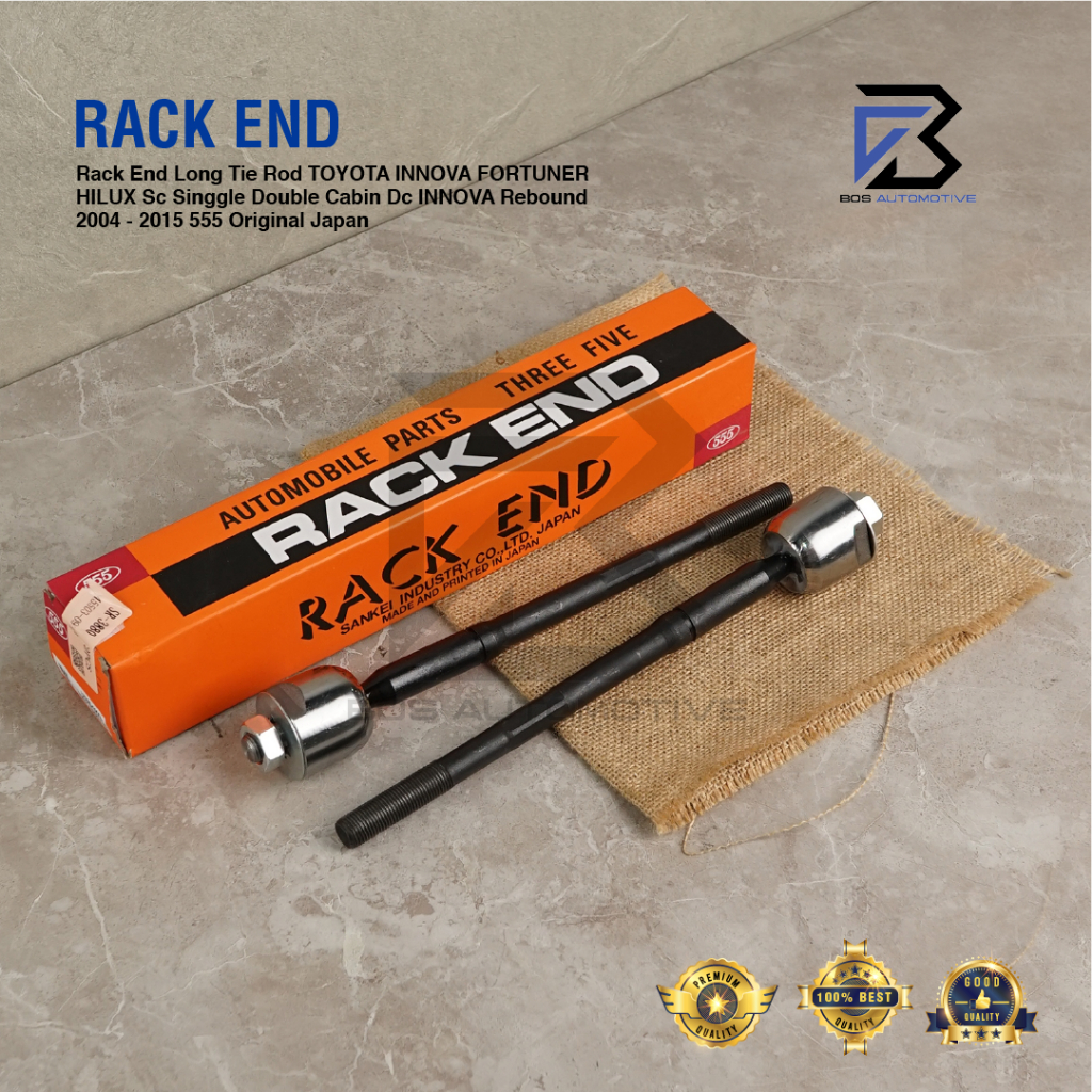 Rack End Long Tie Rod TOYOTA INNOVA FORTUNER HILUX Sc Single Double ...