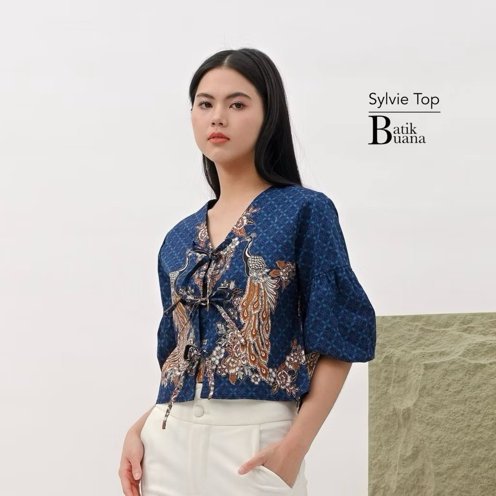Sylvie Top - Women's Batik - Modern Batik Tops - Batik Blouses - Batik ...