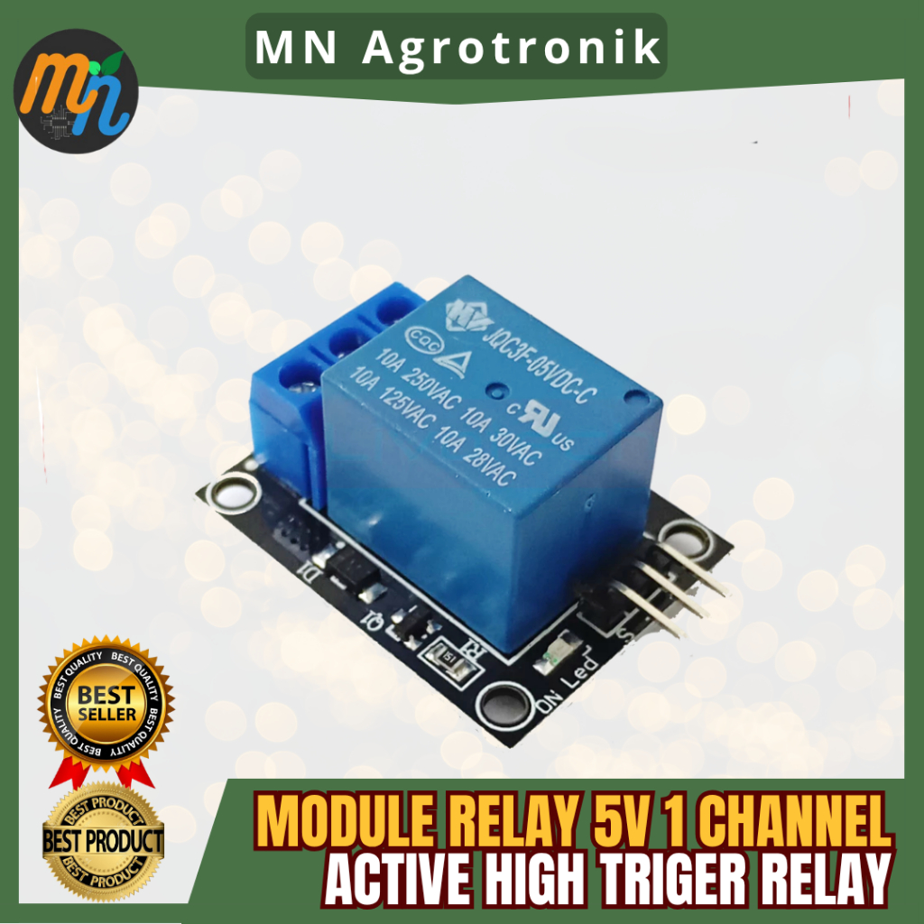 RELAY MODULE 5V 1 CHANNEL 5V KY-019 ACTIVE HIGH TRIGER RELAY 1 CHANNEL ...