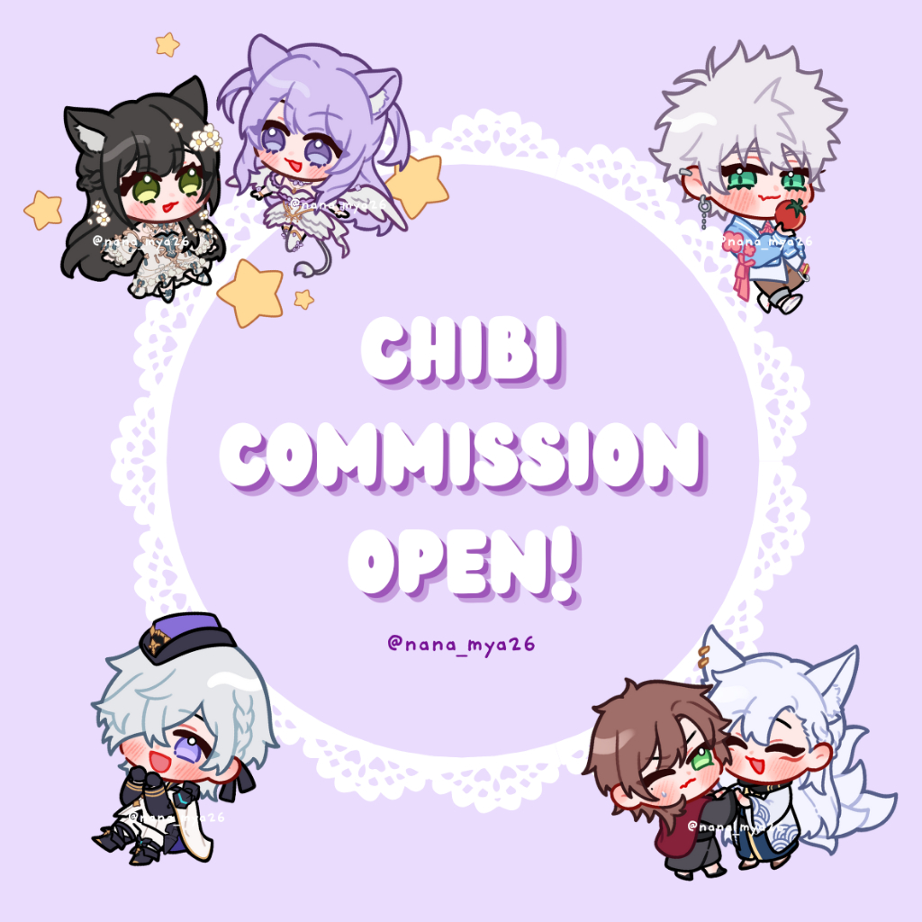 COMMISSION OPEN | Chibi Art Commission | Chibi Drawing Services ...