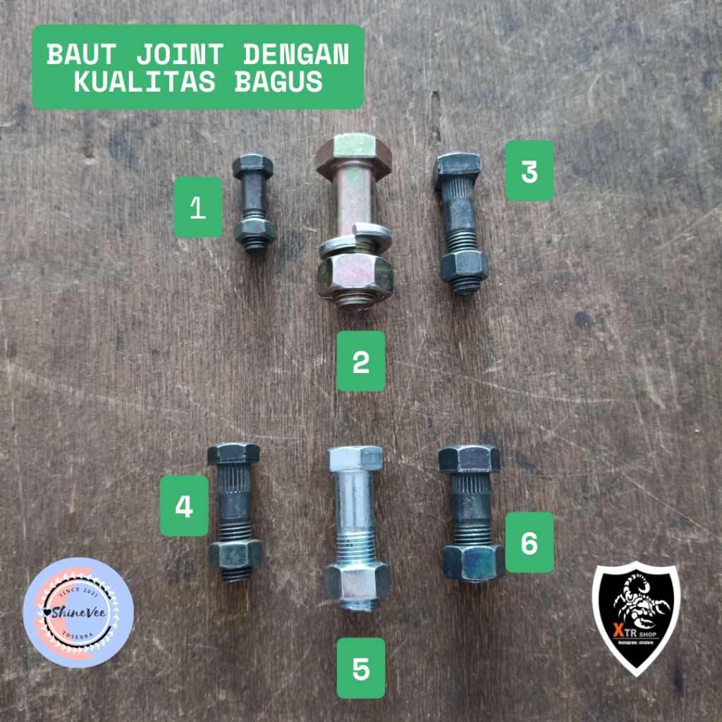 PS100 joint bolts / ps120 joint bolts / PS125 canter joint bolts ...