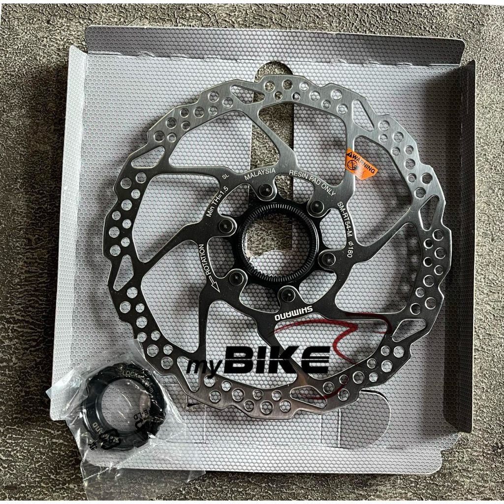 Shimano DEORE rotor SM RT54 MTB Disc 180mm center lock external ...