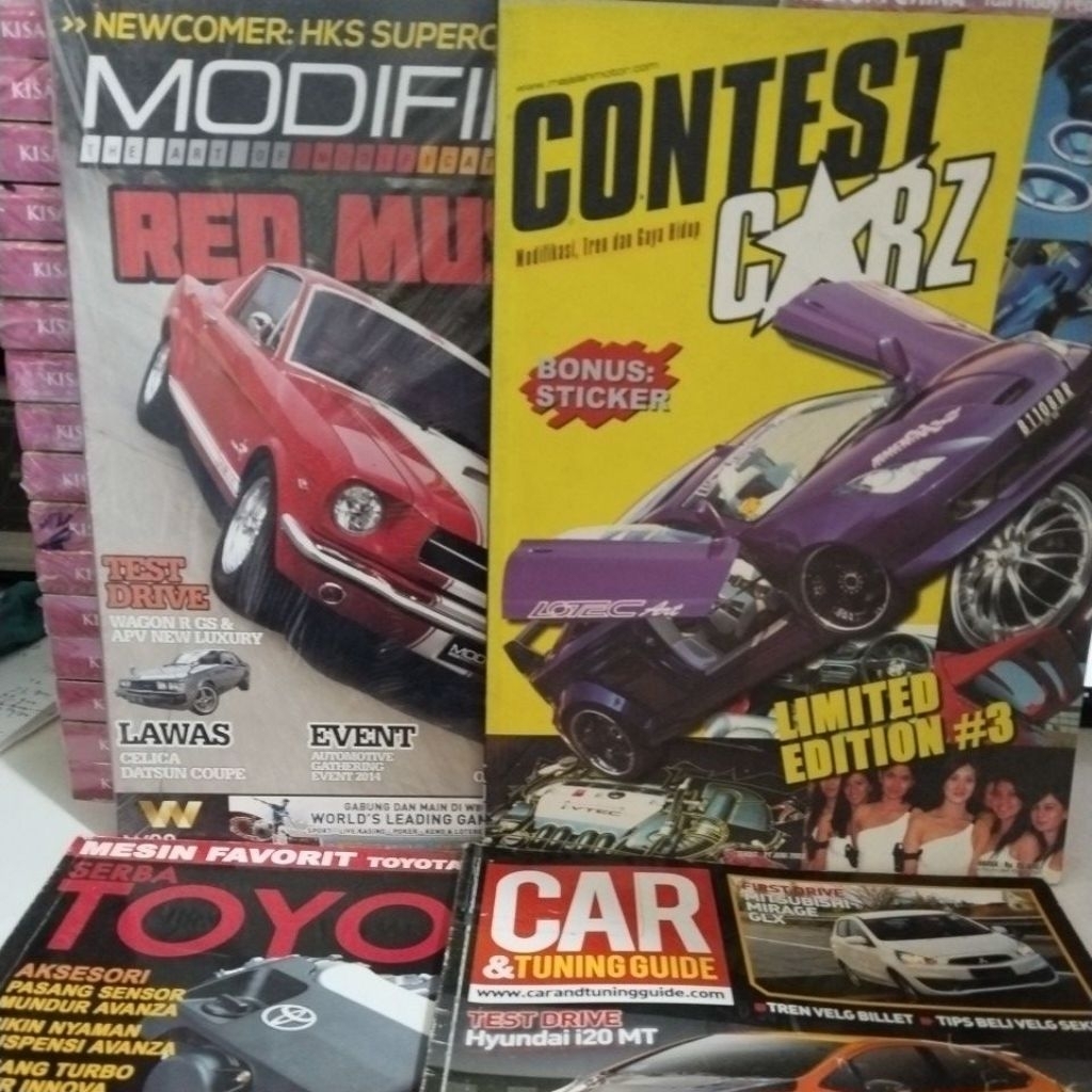 Original book - Used Car & Tuning Guide Magazine/Toyota/Contest Caarz ...