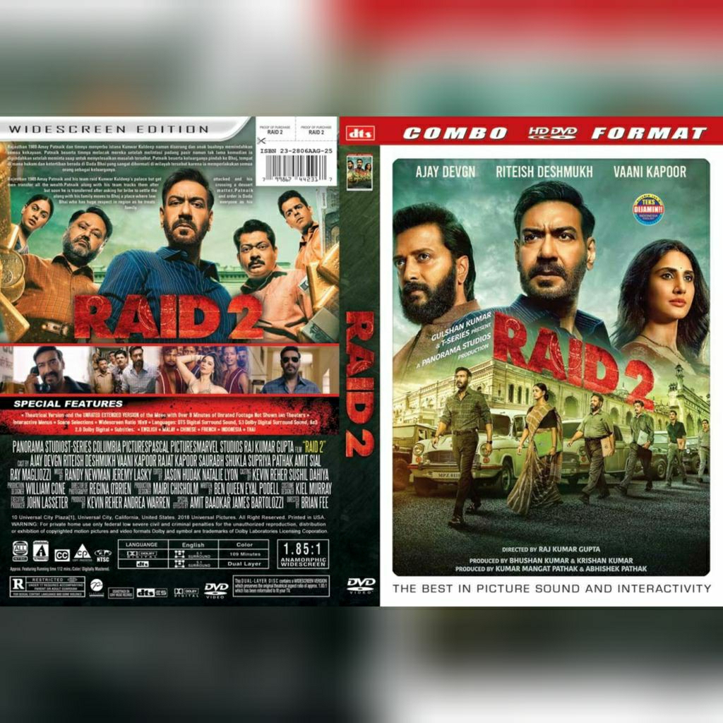 DVD Raid 2 2025(Ajay Devgan) | Shopee Malaysia