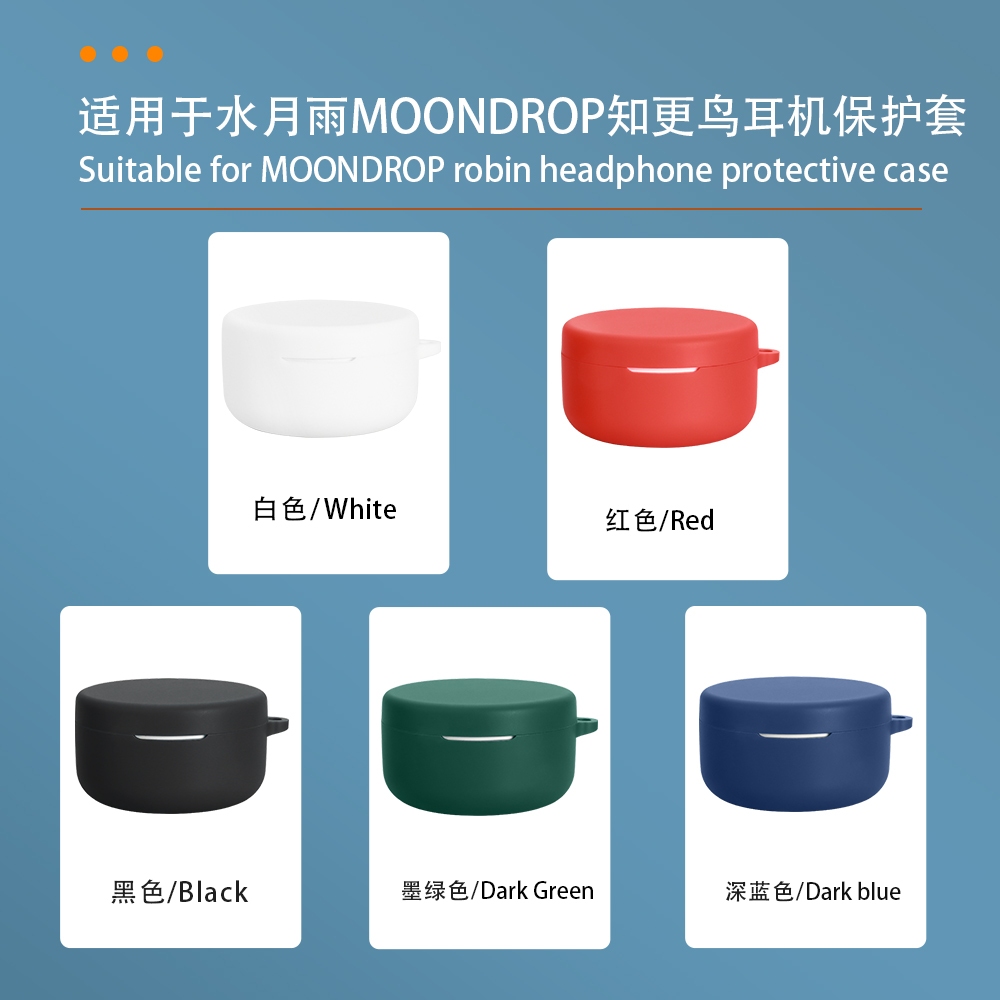 Case Casing Cover Silicone Protective Moondrop RobinTWS Hybrid Dynamic ...