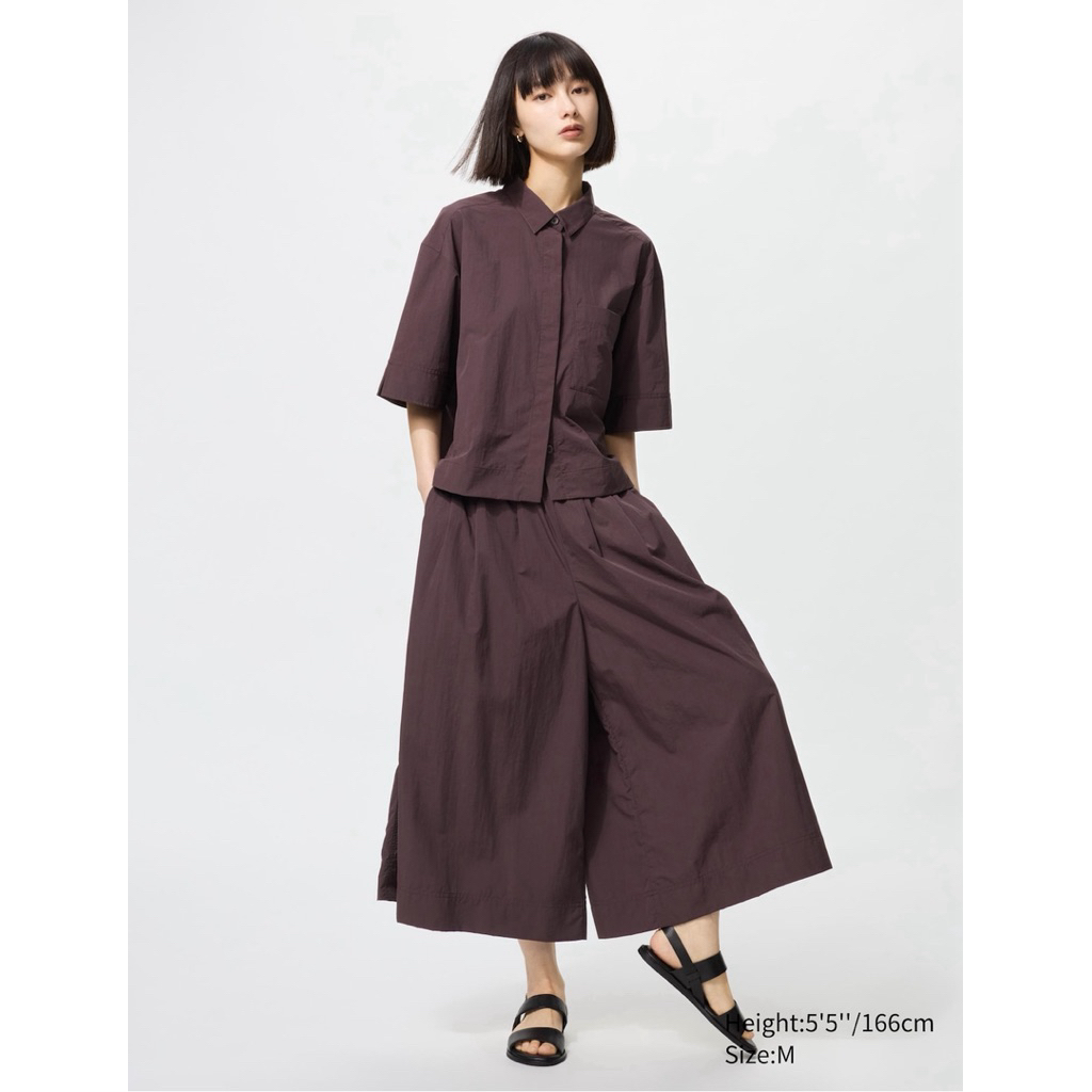 UNIQLO WOMEN'S Culottes Nilon (Matching Set) | Shopee Malaysia