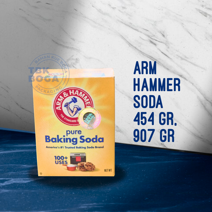 Arm & Hammer Baking Soda (454, 907 gr) Pure Sodium Bicarbonate Cake ...