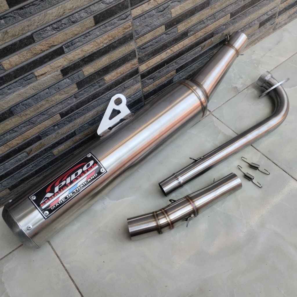 Standard racing Exhaust Apido 38mm for ex5 wave 100/110/125 legend Ez ...