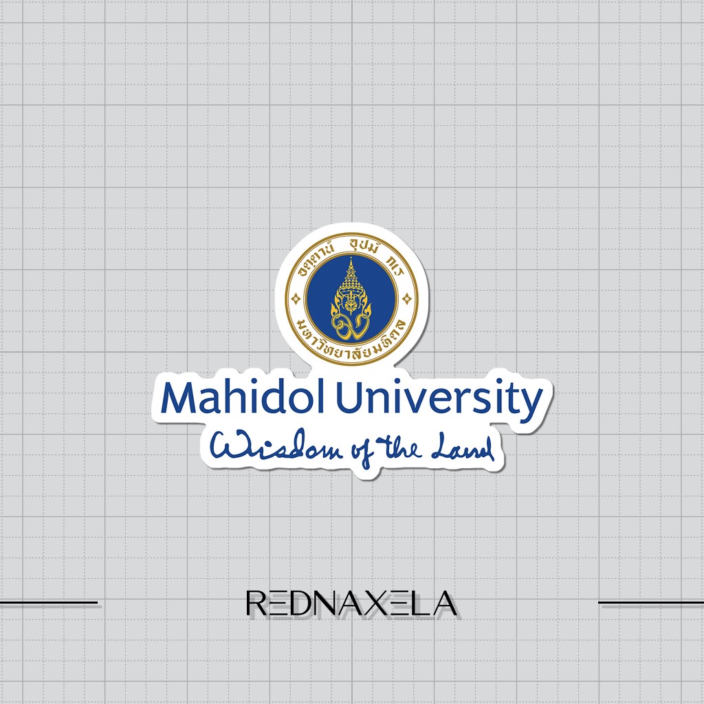 Mahidol University Logo Vinyl Sticker Laptop Sticker High Quality ...