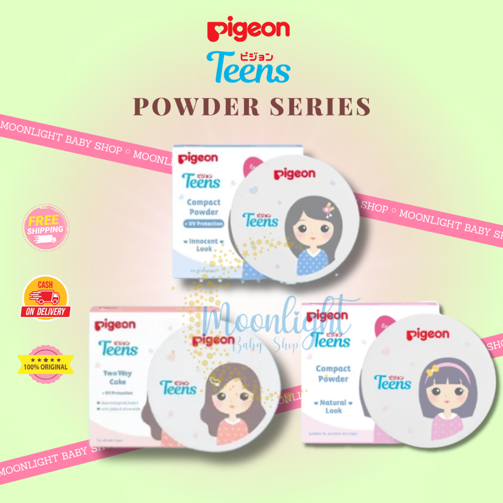 Pigeon Teens Compact Powder UV Protection | Pigeon Teen two way cake ...