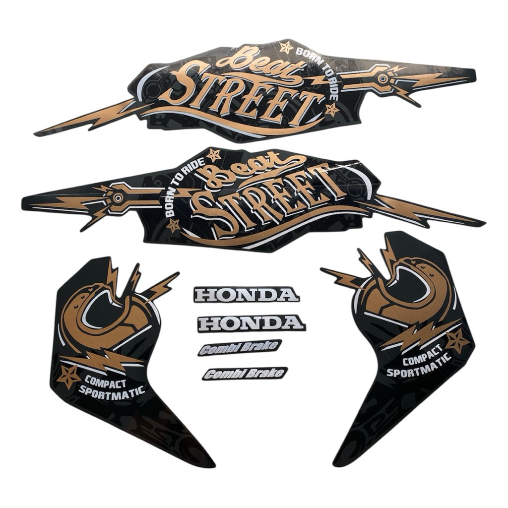 Honda BEAT STREET full set body striping stickers | Shopee Malaysia