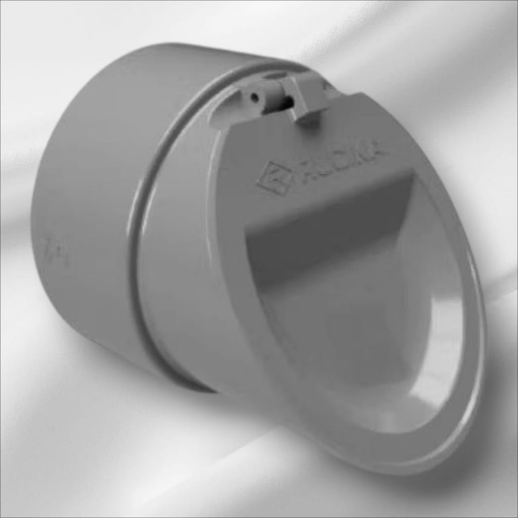 BACK FLOW VALVE 6" INCH RUCIKA PVC ANTI RAT GOT COVER 6" INCH | Shopee ...