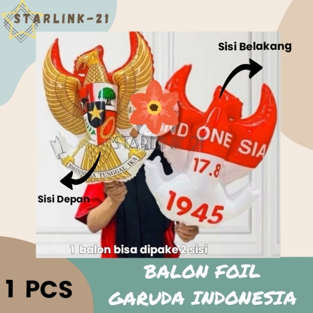 GARUDA PANCASILA BALLOONS | Merdeka Indonesia Jumbo Balloons 17 August ...