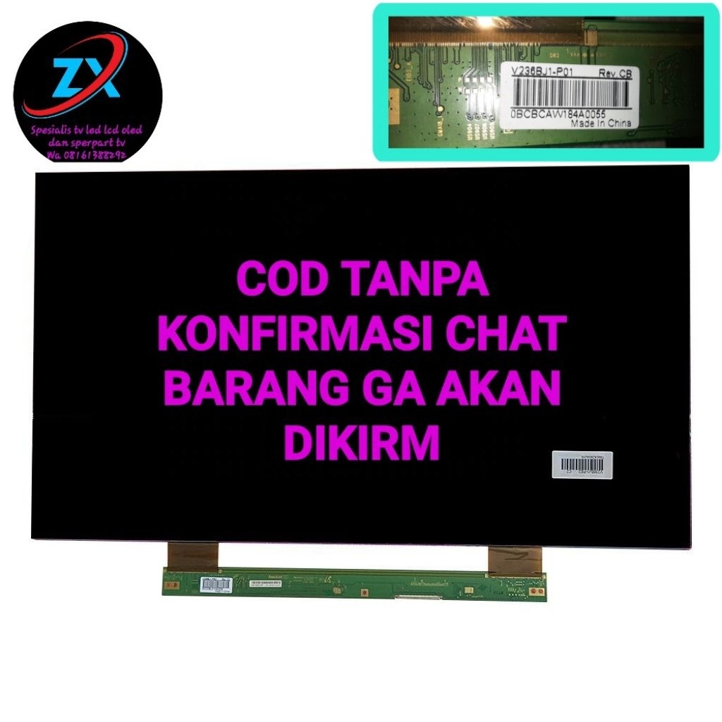 LAYAR Sharp 24 in all types lcd tv screen panel led screen panel ...