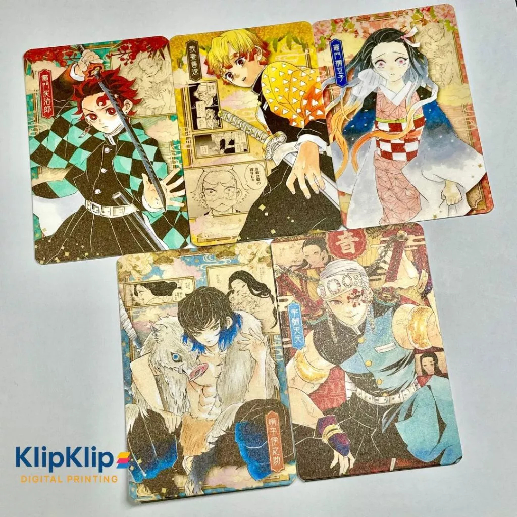 Demon Slayer Anime Photocard 1 Set Contains 9 Pcs | Kimetsu no Yaiba ...