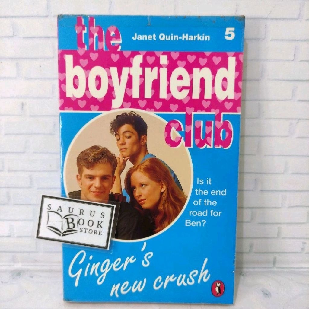 (ORIGINAL) The Boyfriend Club Novel Book - Ginger's New Crush (Janet ...