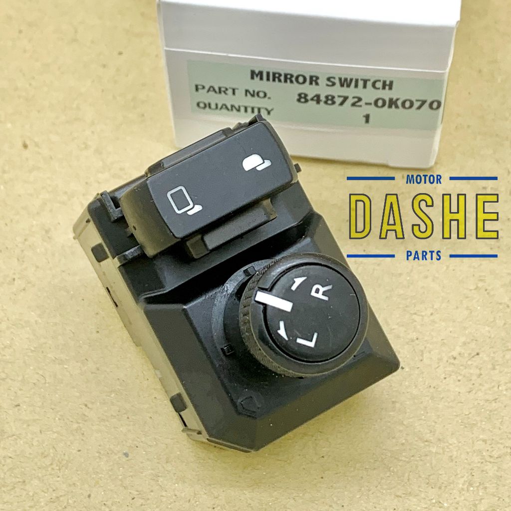 Toyota Hilux Double Cabin 2017 to 2025 Switch Mirror Outer Rearview ...