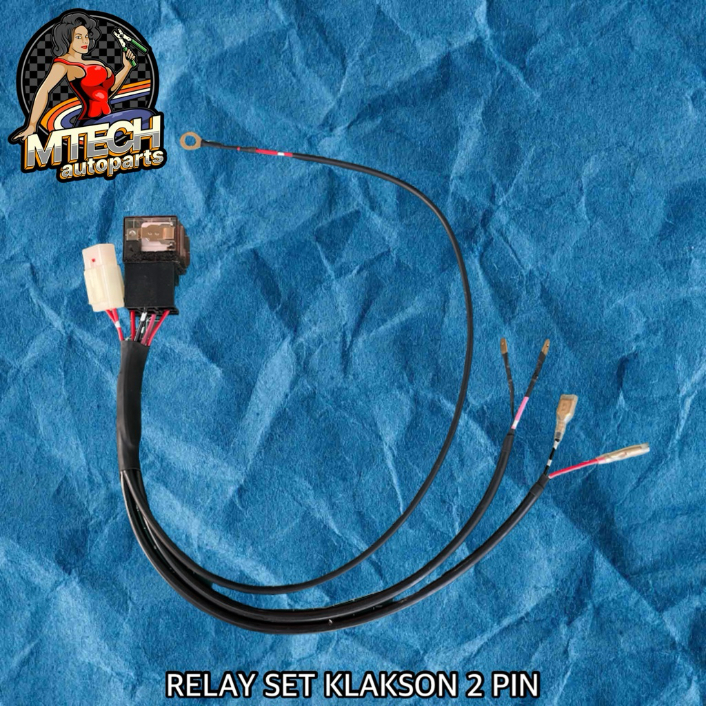 Denso Hella 2 Pin Car Motorcycle Horn Relay Cable Set 12V 80A | Shopee ...
