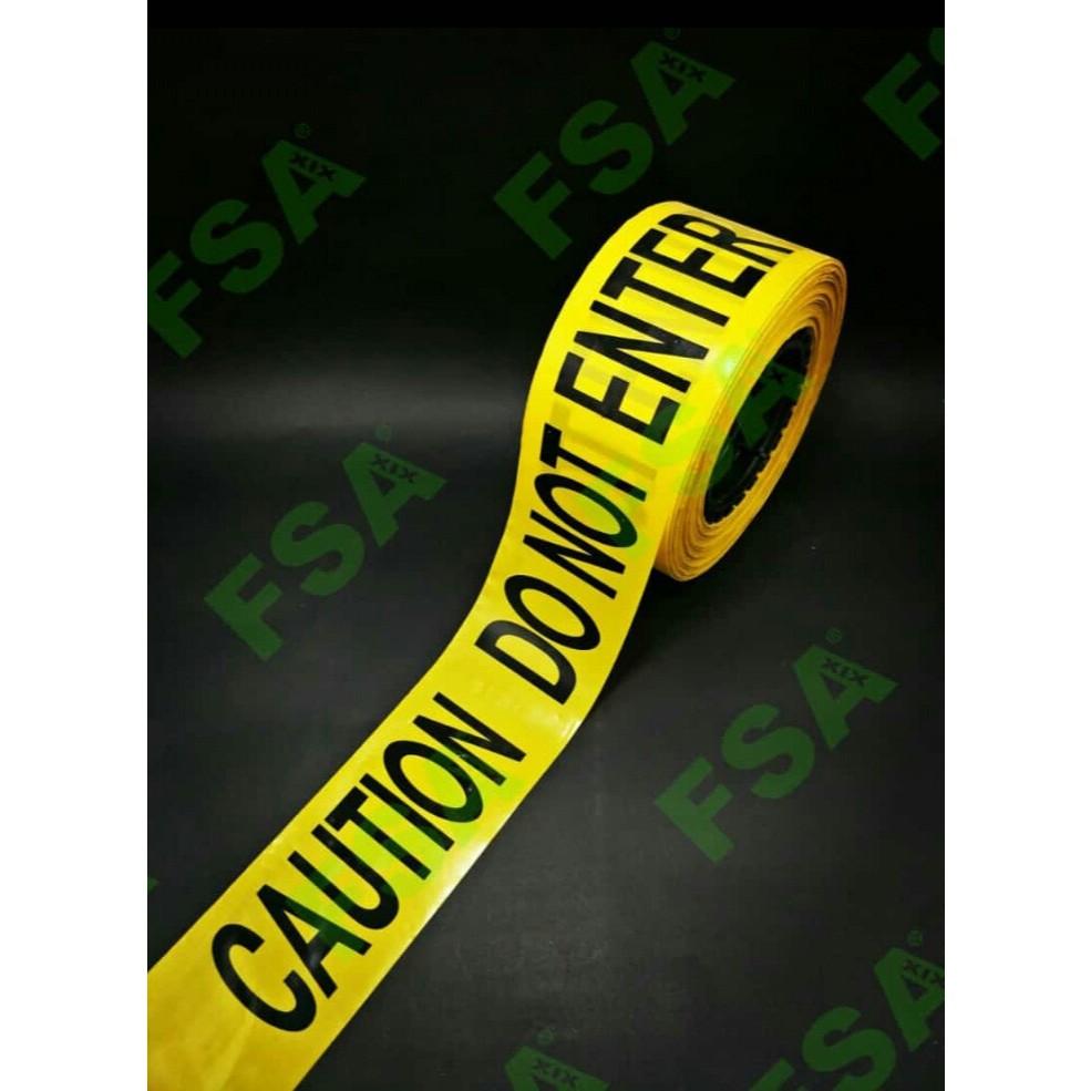 Safety Line POLICE LINE FSA brand, "CAUTION DO NOT ENTER, NO PROTECTION ...