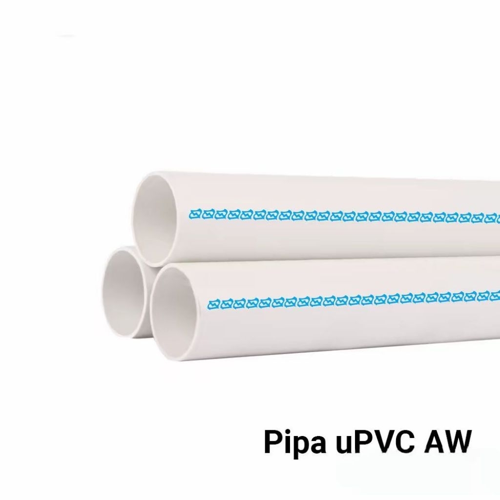 AW PVC Pipe 1-1/2 inch 1 meter Pralon Pipe uPVC AW 1 1/2" White PVC ...
