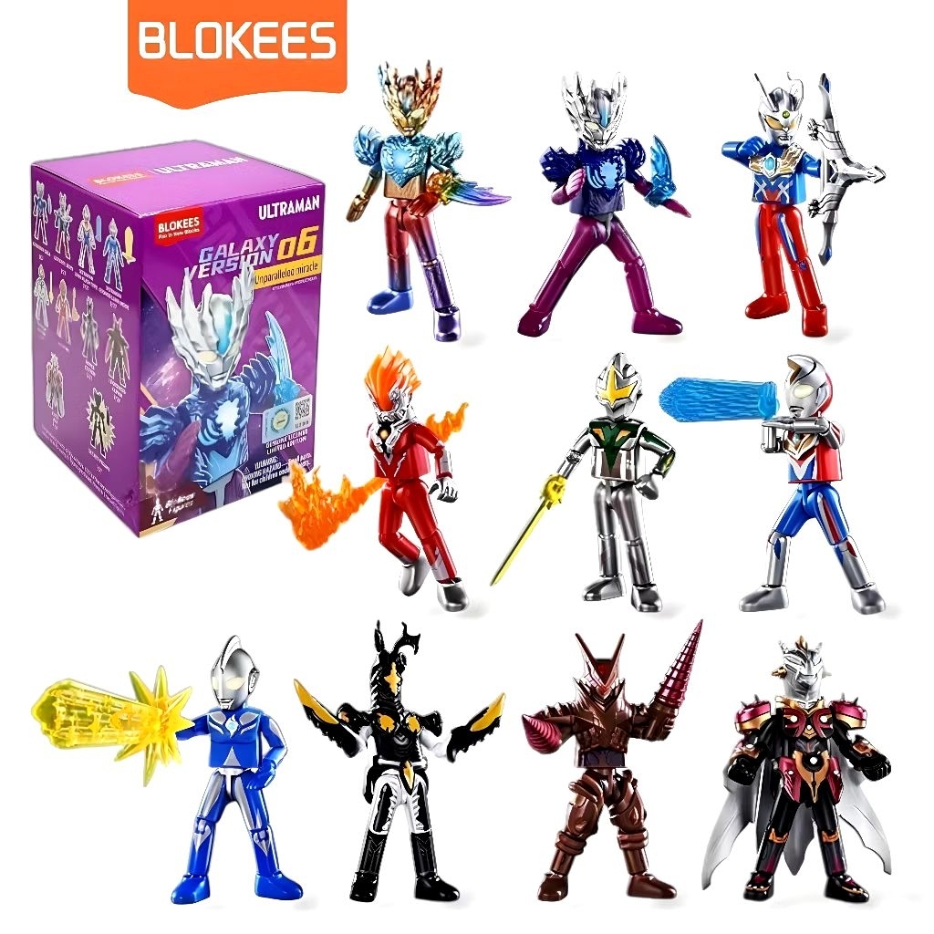 (FREE TO CHOOSE) Blokees Ultraman Galaxy Version 06 - Ultraman Saga ...
