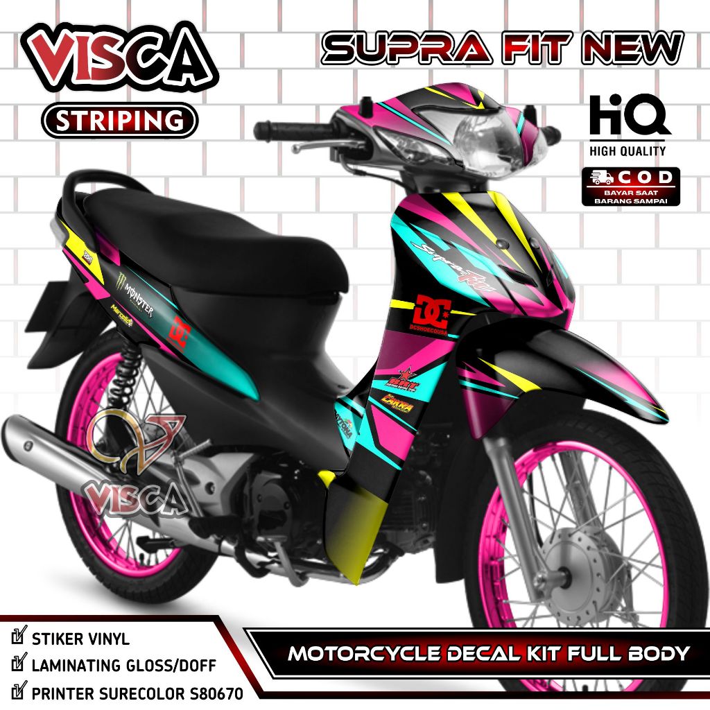 New Supra Fit Full Body Decal - New Supra Fit Sticker - New Supra Fit ...
