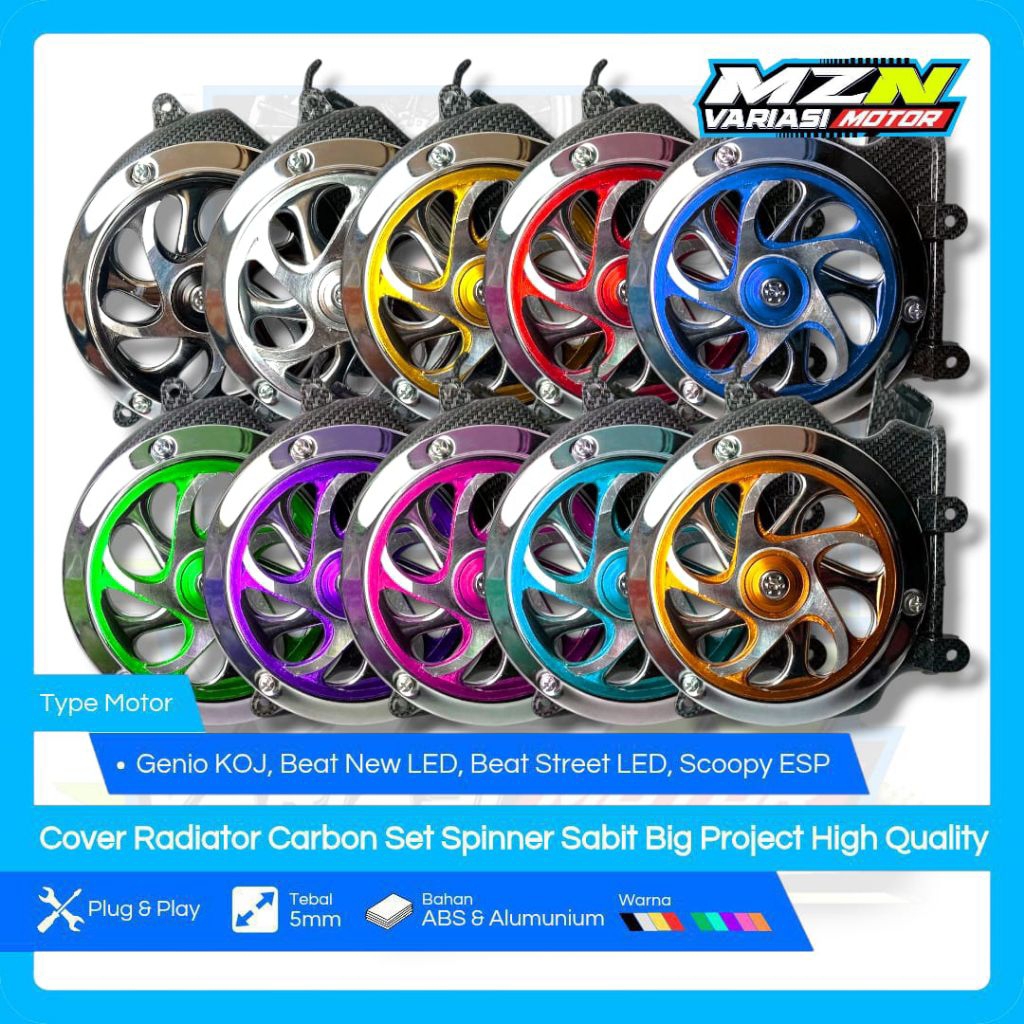 Beat Deluxe Carbon WTP Beat Street Scoopy Genio Fan Cover 2021 - 2024 ...