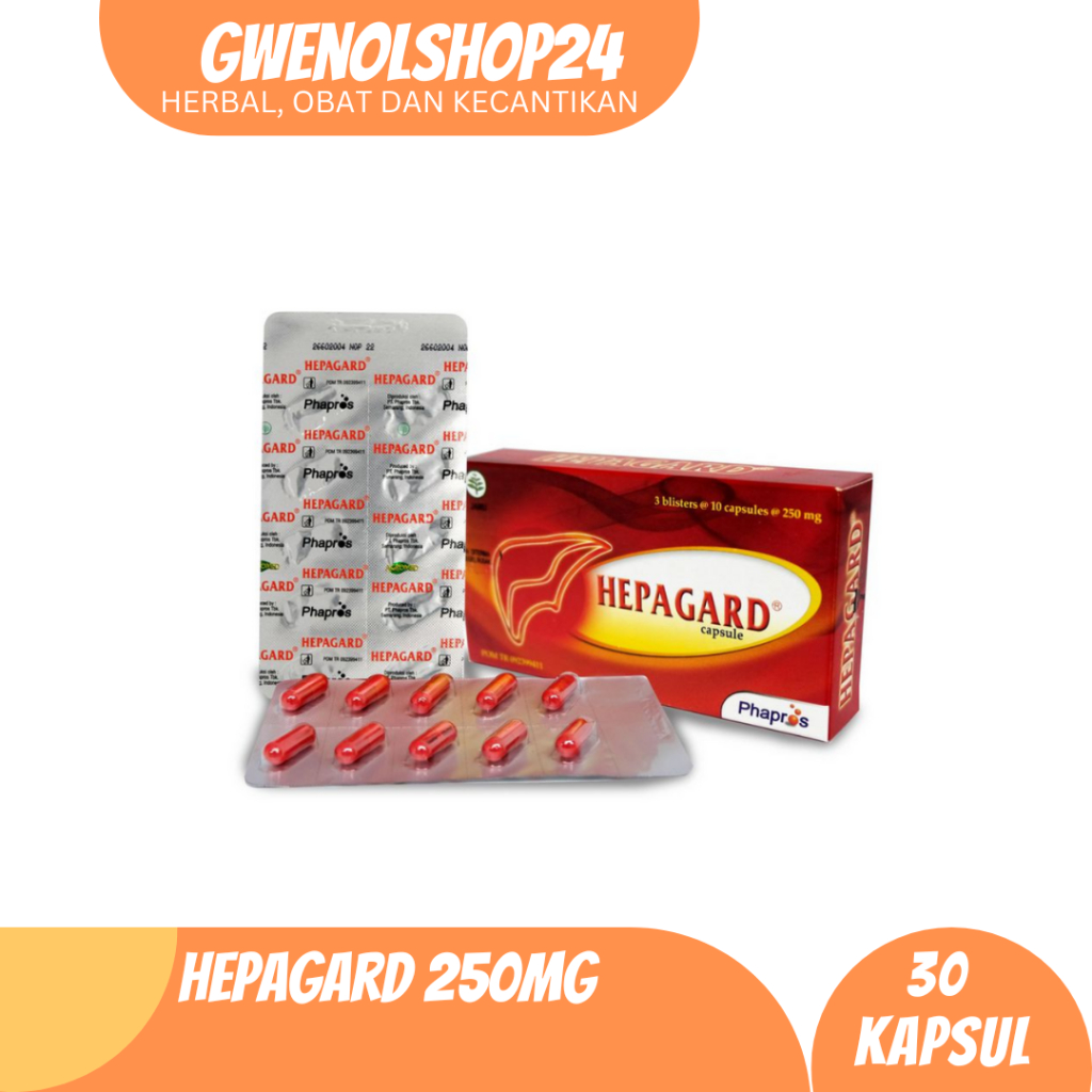 Hepagard 250mg Box 30's Phapros Capsules | Liver Vitamins Liver Vitamin ...