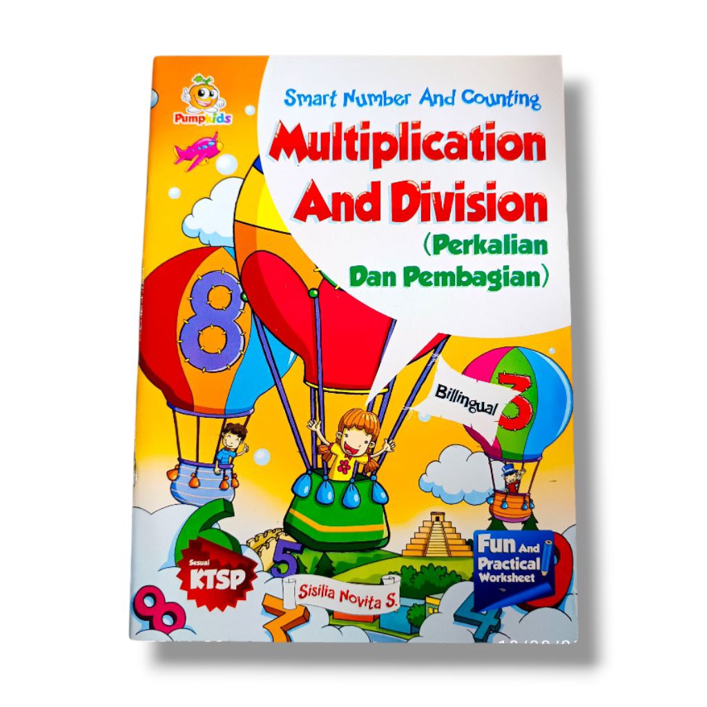 (ORIGINAL) CHILDREN'S ACTIVITY BOOK / MULTIPLICATION AND DIVISION ...